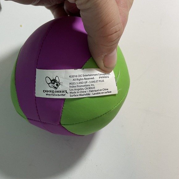 Chuck E Cheese | Toys | Chuck E Cheese Soft Play Ball 3 4 Plush Toy 26 ...